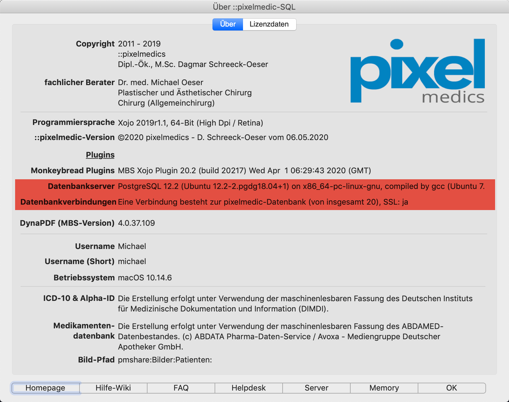 Installation Postgresql Datenbankserver Pixelmedic